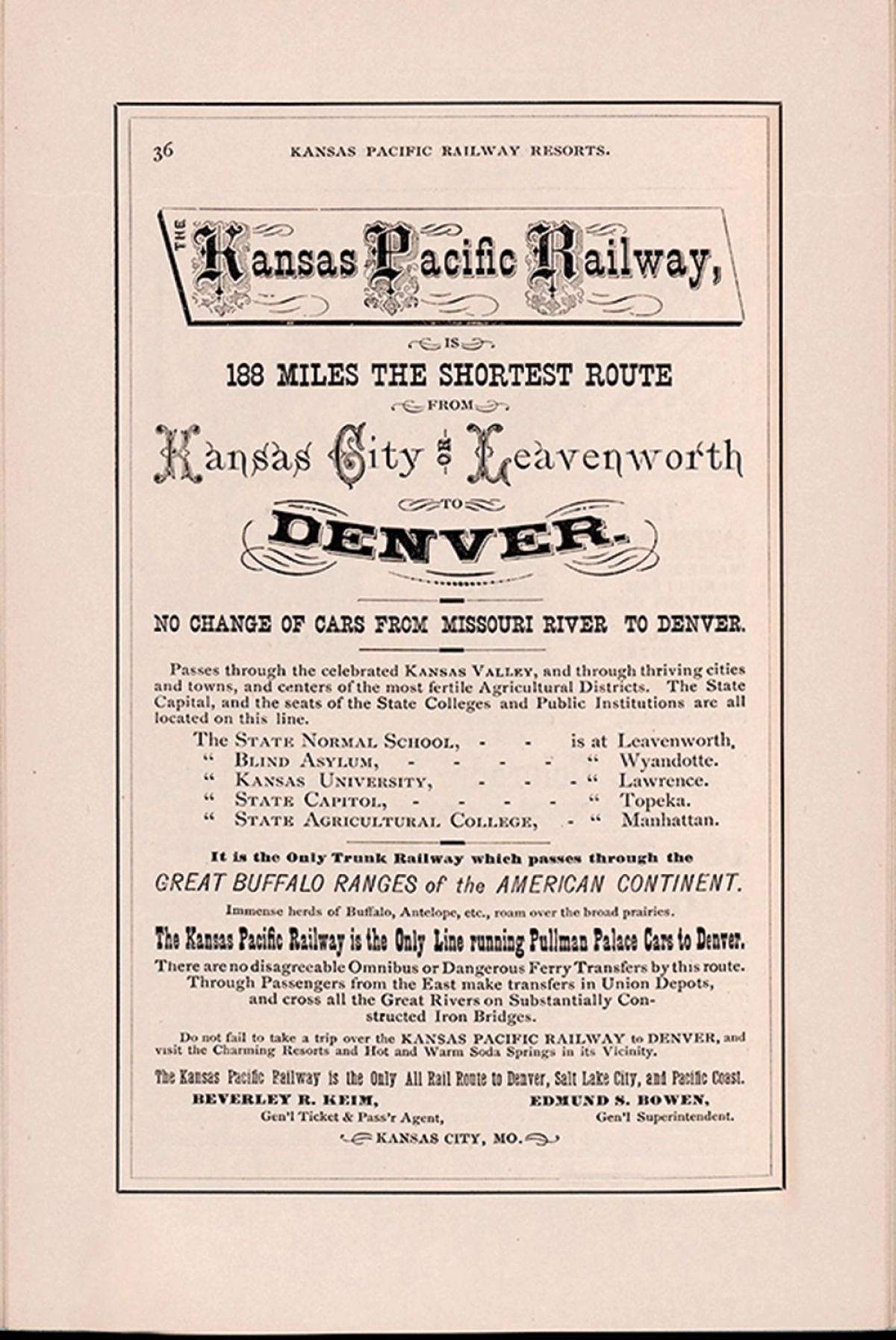 Following the Tracks of the Kansas Pacific - True West Magazine